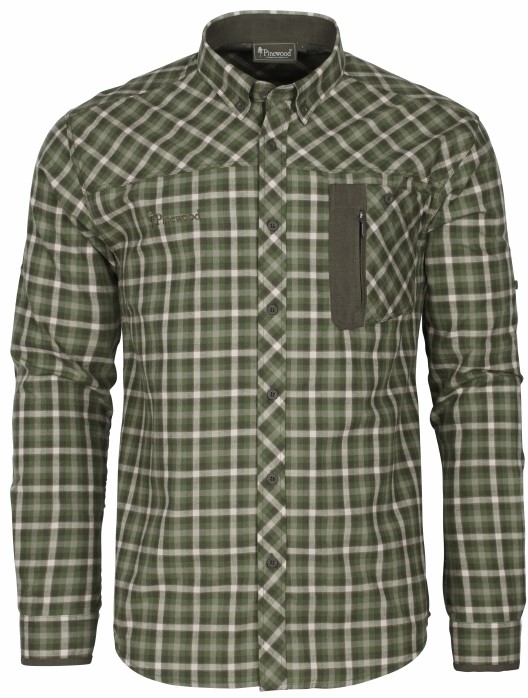 Pinewood® Wolf Shirt MEN Pine Green Jachthondenwinkel