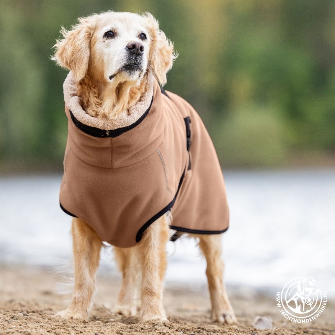 WarmUp Cape PRO Camel & Sand Jachthondenwinkel